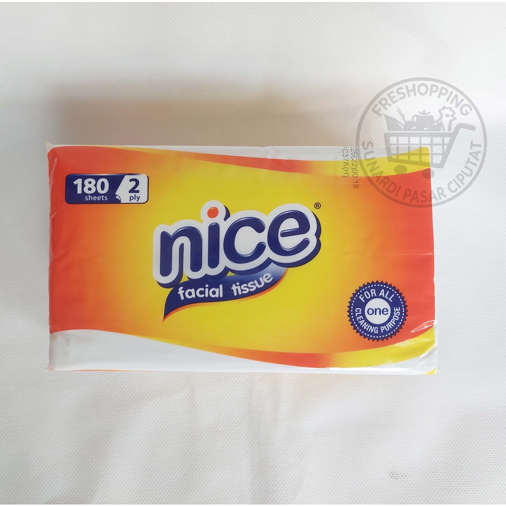 Jual Tisu NICE Facial Tissue 180 Sheets | Shopee Indonesia