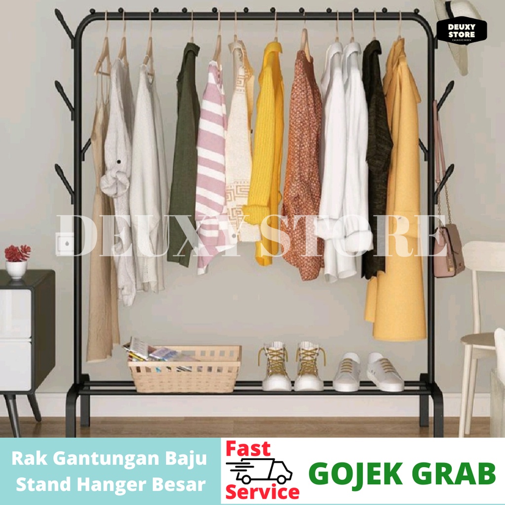 Jual Rak Gantungan Baju Stand Hanger Besar | Shopee Indonesia