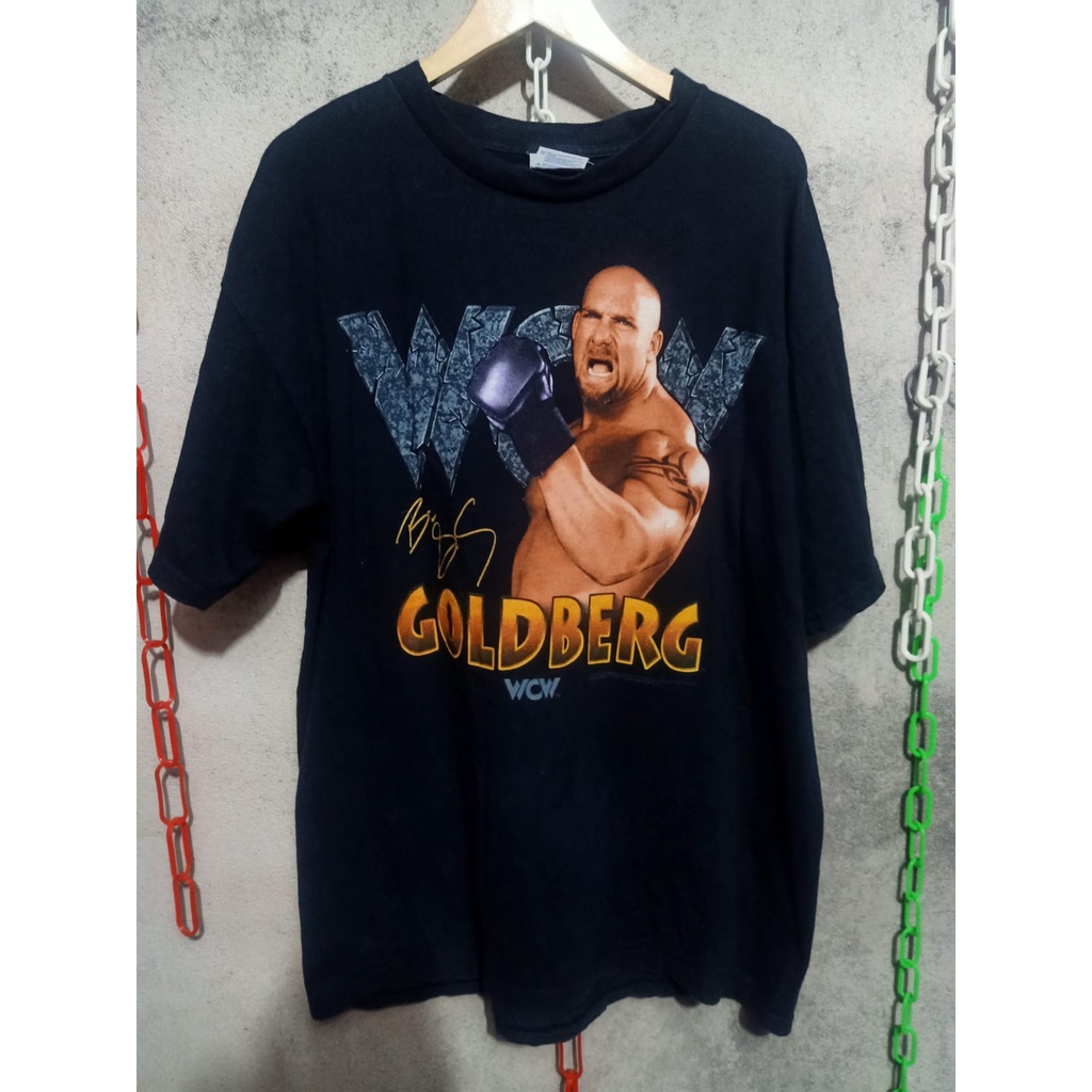 Jual Kaos Vintage 90s Goldberg WCW | Shopee Indonesia
