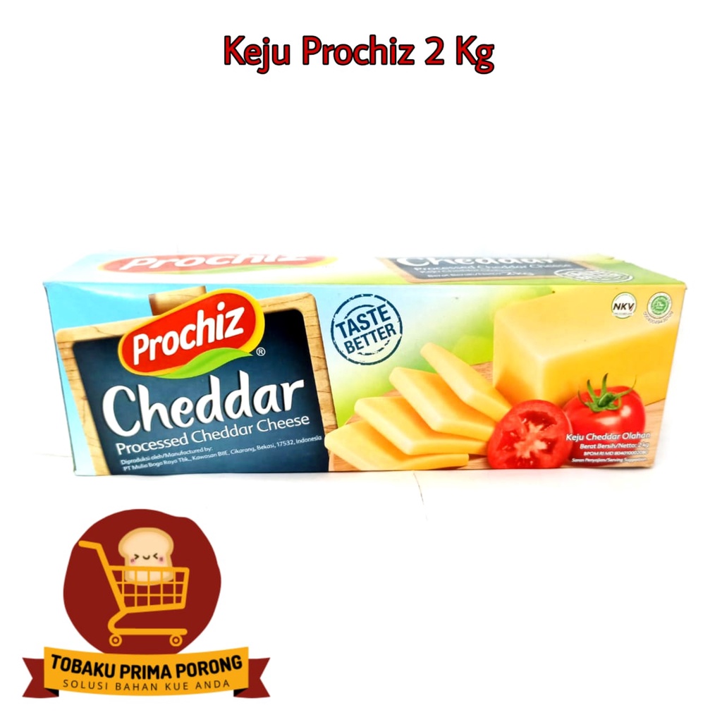 Jual PROCHIZ CHEDDAR PROCESSED CHEDDAR CHEESE - KEMASAN 2 KG | Shopee ...