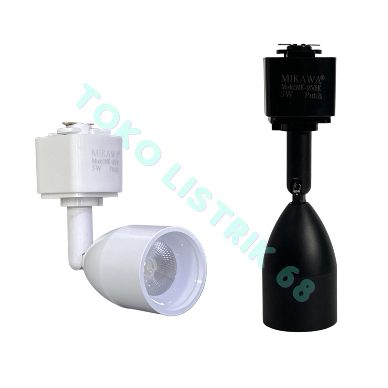 Jual Lampu Sorot LED Tracklight Rell Track Rell Spotlight LED COB 5w 5 ...