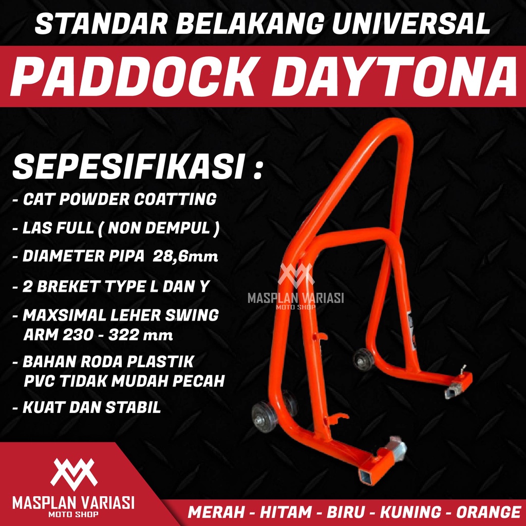 Jual Standar Paddock Daytona Standar Belakang Double Breket Universal ...