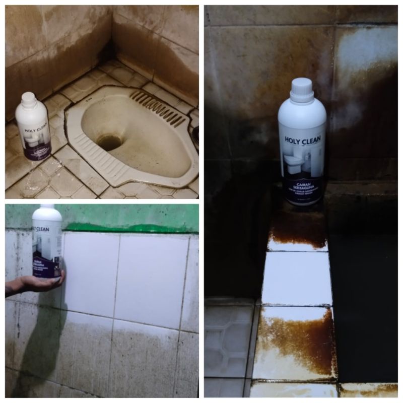 Jual HOLY CLEAN 1 LITER + GRATIS KUAS. Cairan MULTIFUNGSI membersihkan ...
