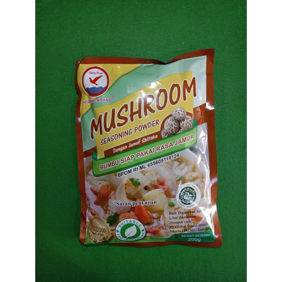 Jual Kaldu Jamur Herring Brand 200 gr Seasoning Powder | Shopee Indonesia