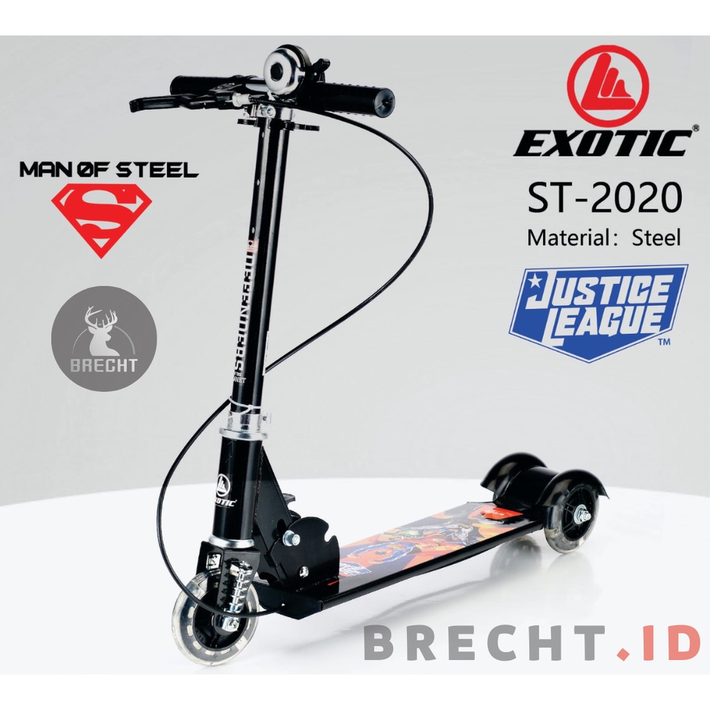 Jual Mainan Anak Skuter / Scooter Besi Rem Tangan Exotic ST 2020 ...