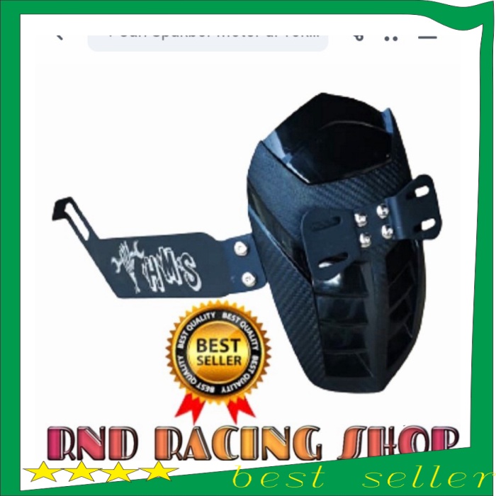 Jual HmS new Mudguard motor universal mudguar karbon pelindung lumpur ...