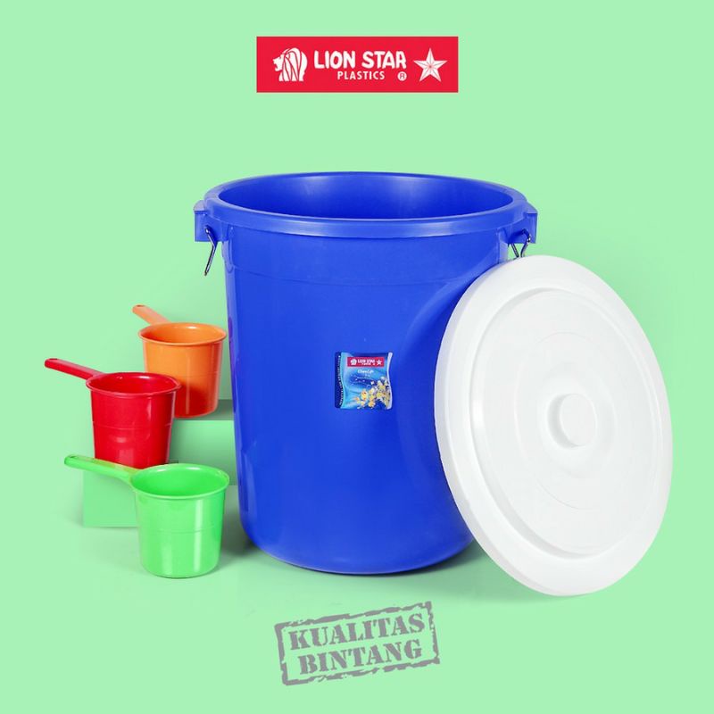 Jual LION STAR EMBER BESAR TONG AIR JUMBO 70 LITER PC-20 TEMPAYAN PLASTIK MURAH FOOD SAF ...