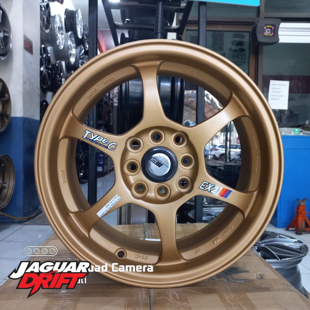 Jual Velg Mobil R15 SSR Type-c Ring 15 Lebar 6,5 Pcd 4X100 & 4X114,3 ET35 Bronze - Brio, Agya ...