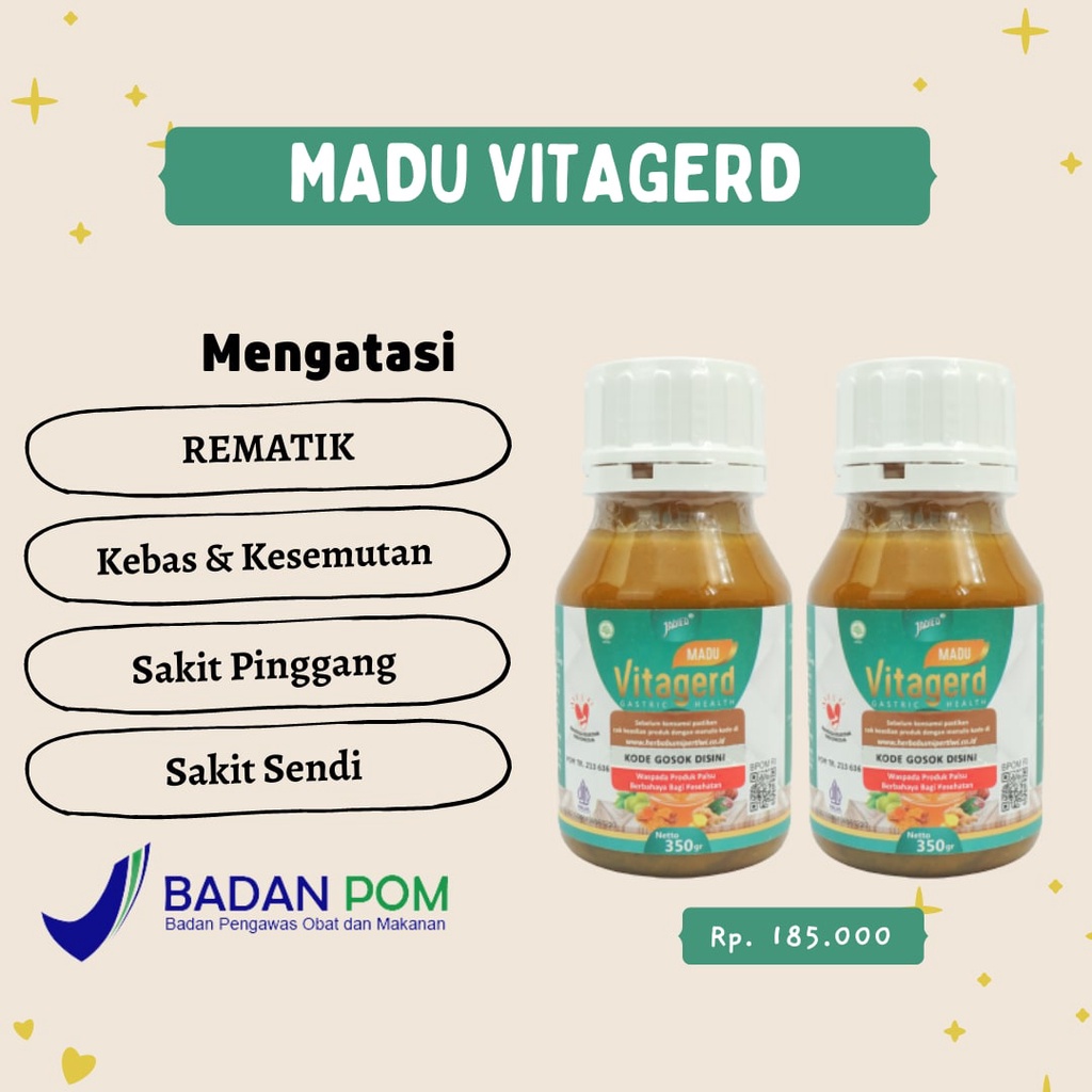 Jual Obat Gerd Paling Efektif VITAGERD Atasi Masalah Lambung perut ...