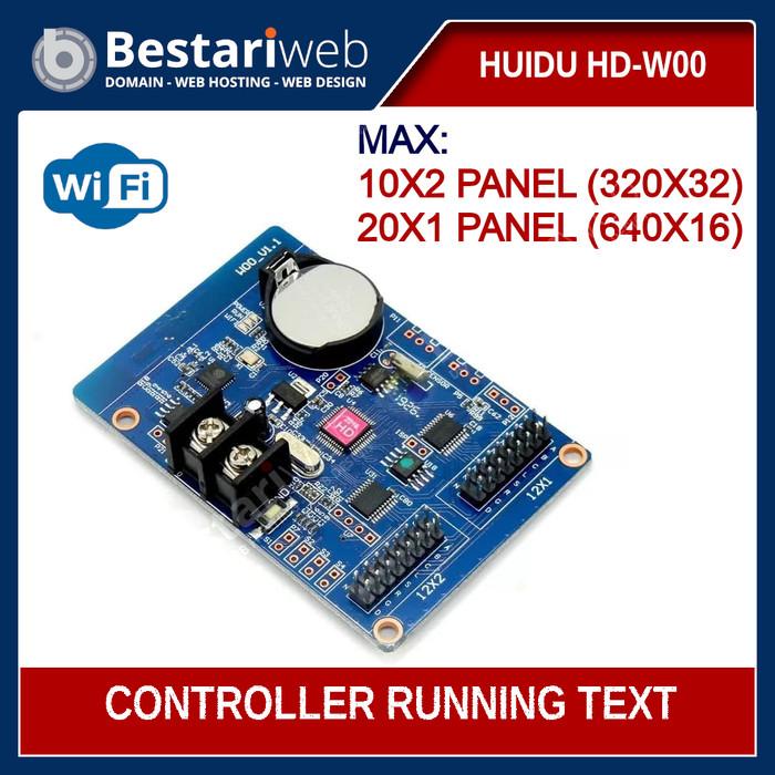 Jual Pid Controller Running Text P10 Huidu Hd W00 Single Color Max 20 ...