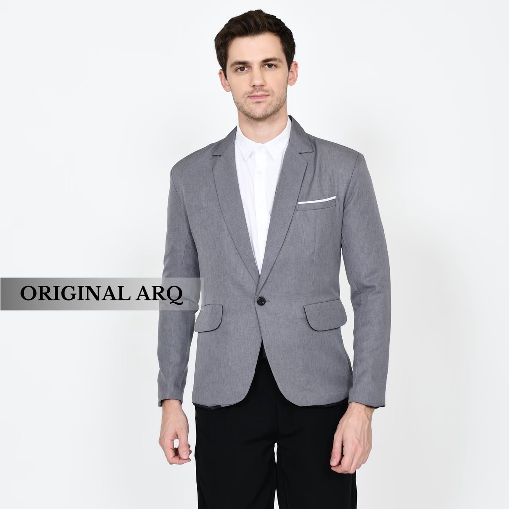 Jual Jas Pria Blazer Formal Slim Fitting Blezer Cowok Korean Style ...