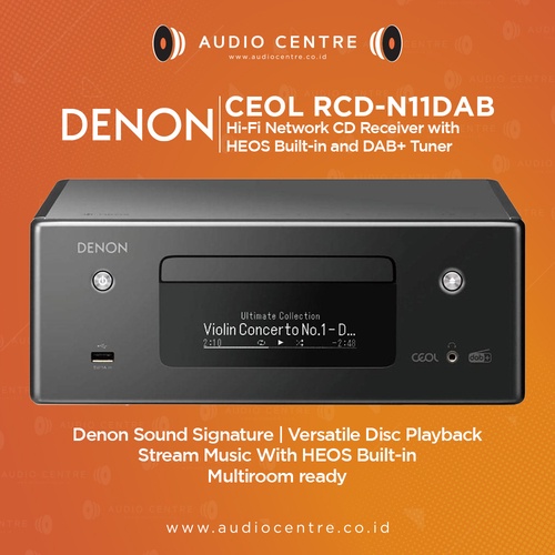 Jual Denon RCD-N11DAB RCD N11DAB RCD N11 NAB Network CD Receiver Heos built | Shopee Indonesia