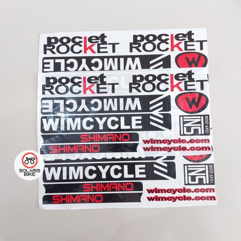 Jual Stiker Variasi Striping Sticker Tempel Logo Emblem Sepeda Gunung ...