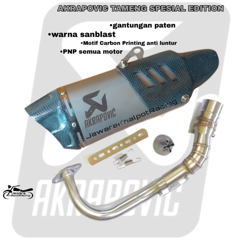 Jual knalpot standar racing akrapovic tameng nmax pcx vario aerox ...