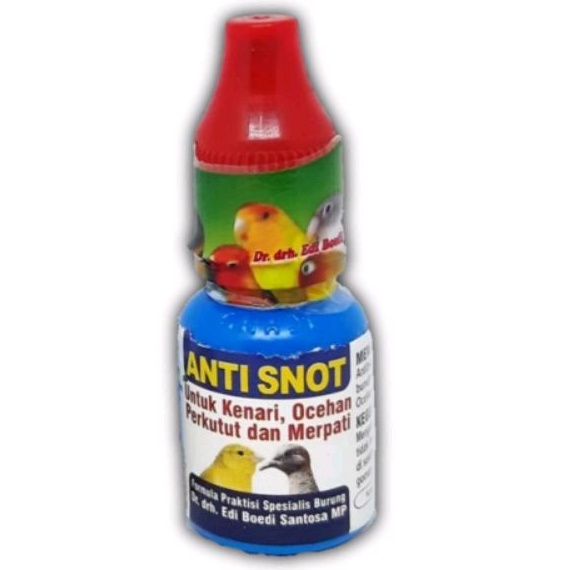 Jual Anti Snot Dr.Edhi Obat Burung Snot Berlendir Bengkak Lesu Bulu ...