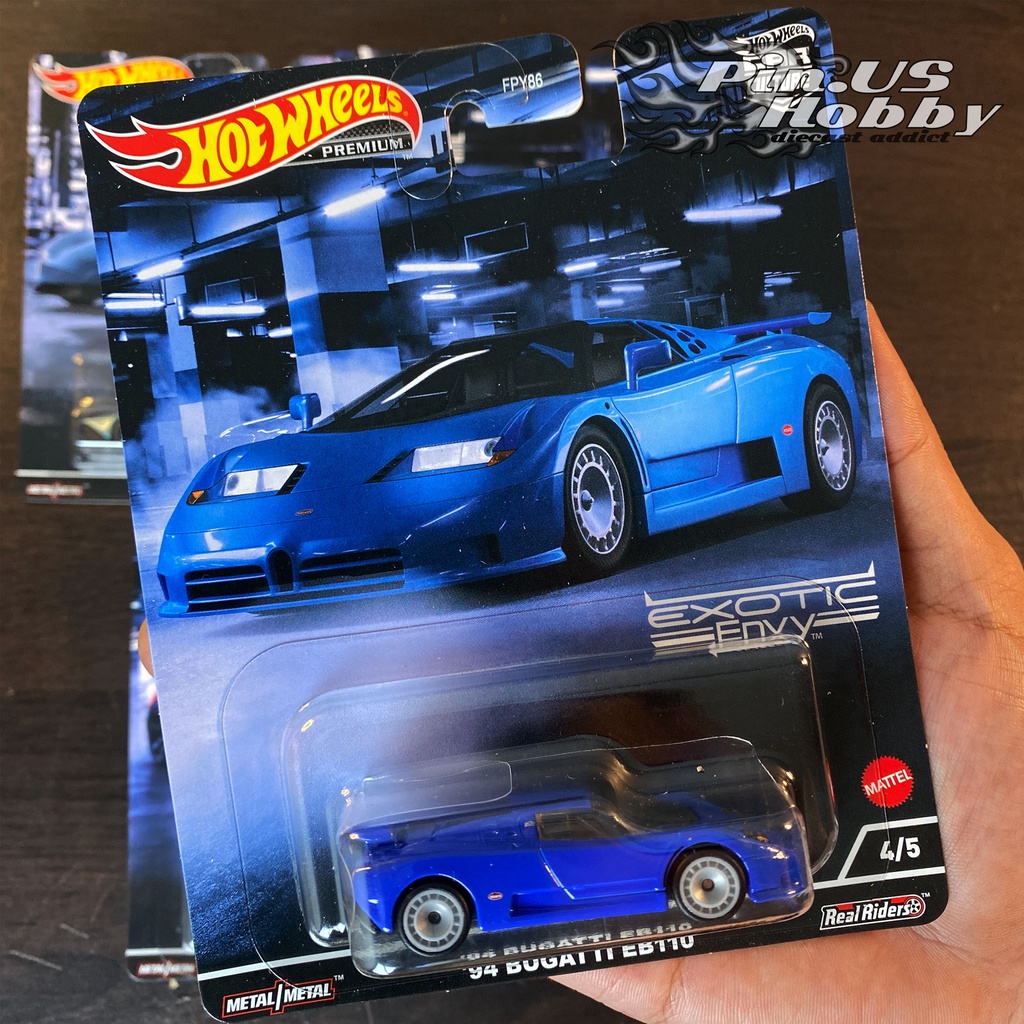 Jual HOT WHEELS PREMIUM 94 BUGATTI EB110 , EXOTIC ENVY 2022 DIECAST 1: ...