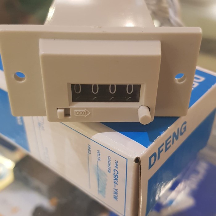 Jual TIMER COUNTER ANALOG 4 DIGIT CKS4-YWK 220V | Shopee Indonesia