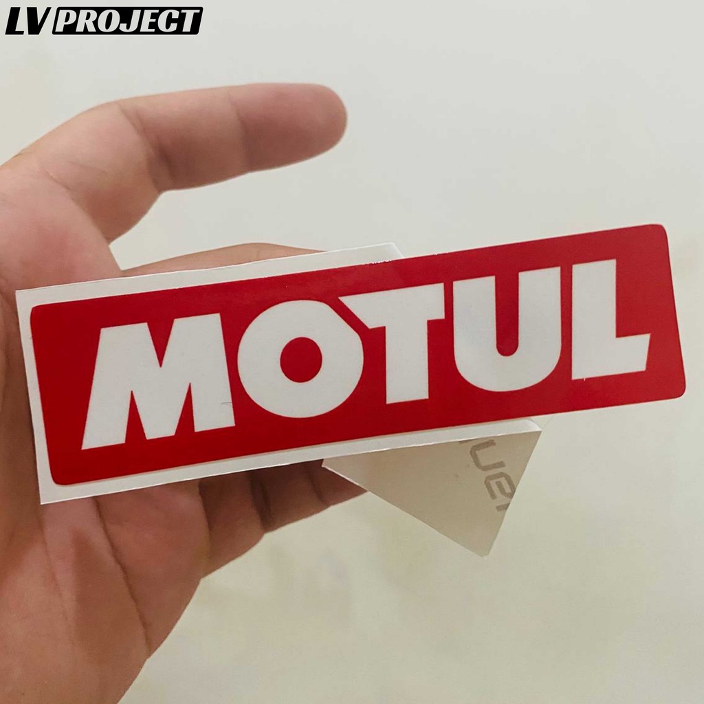 Jual Stiker Motul Laminasi Glossy Panjang 10cm Sticker Motor Racing ...