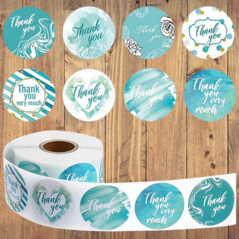 Jual Stiker Label Thankyou / Stiker Terimakasih / Sticker Segel Ecer ...