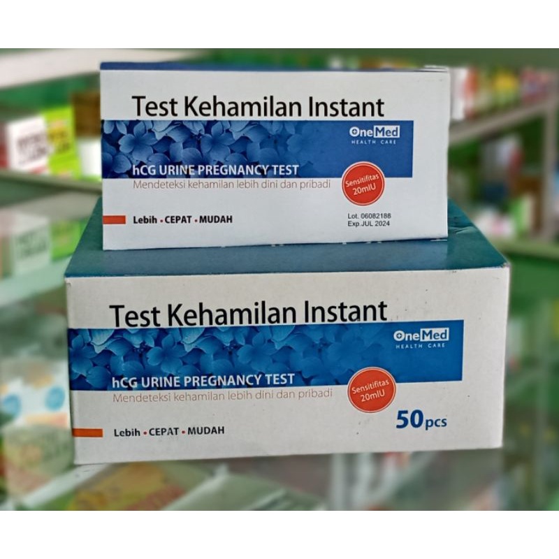 Jual ALAT TES KEHAMILAN One Med / Alat Test Pack Kehamilan One Med ...