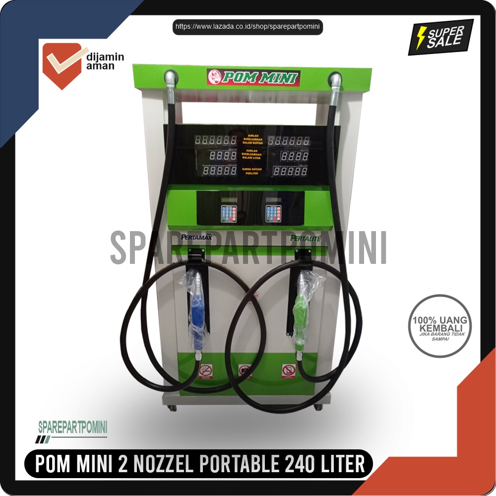 Jual Sparepart Pom Mini - Pertamini Digital Dua Nozzel Portable 240 ...