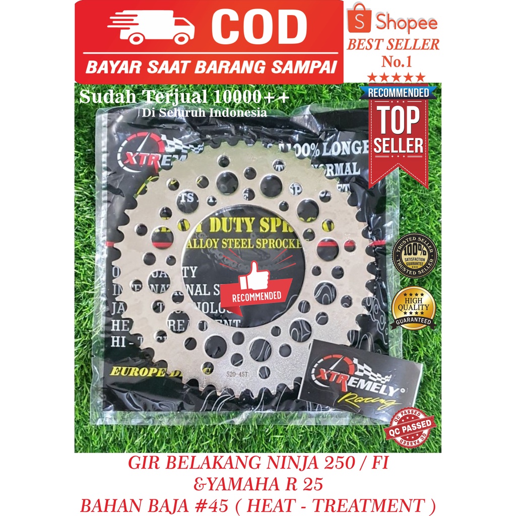 Jual GIR MOTOR ( GEAR MOTOR ) BELAKANG KAWASAKI NINJA 250R / R25 ...