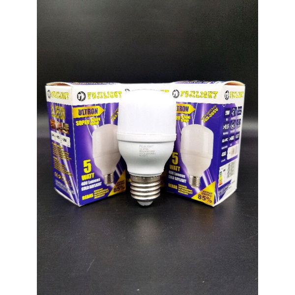 Jual Lampu Led 5w FUJILIGHT ULTRON, warna bolam putih 6500K,garansi 1 ...