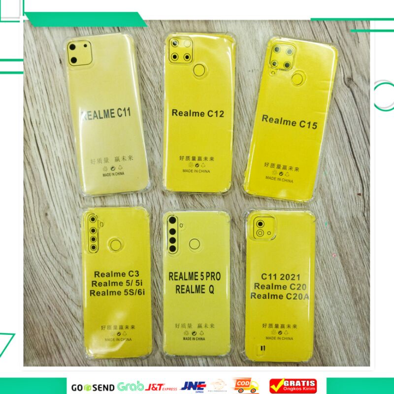 Jual Soft Case Bening Anticrack Realme 8/ 8 Pro/C1/ C2/ C3/ 2 Pro/ 3/ 3 ...