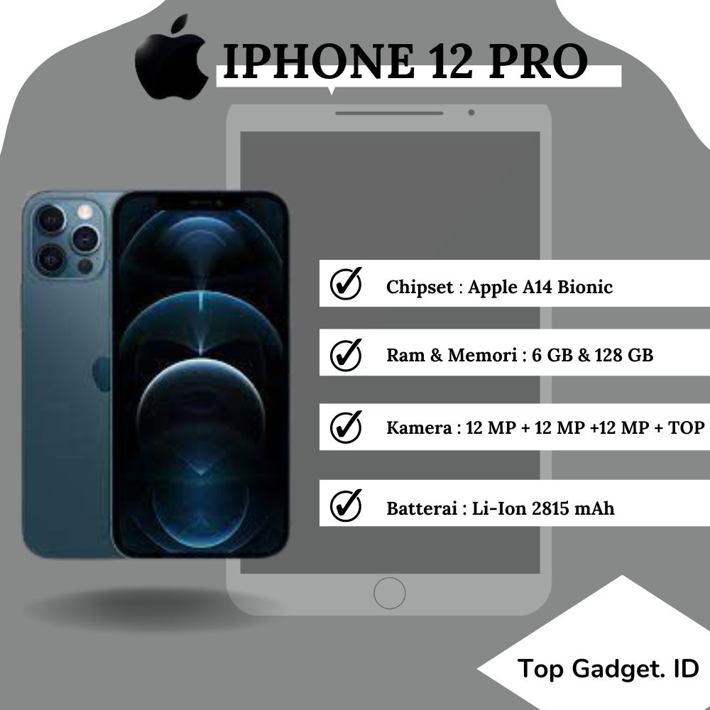 Jual iPhone 12 Pro 128GB / 256GB / 512GB SECOND LIKE NEW APPLE ORIGINAL 100% | BERGARANSI ...
