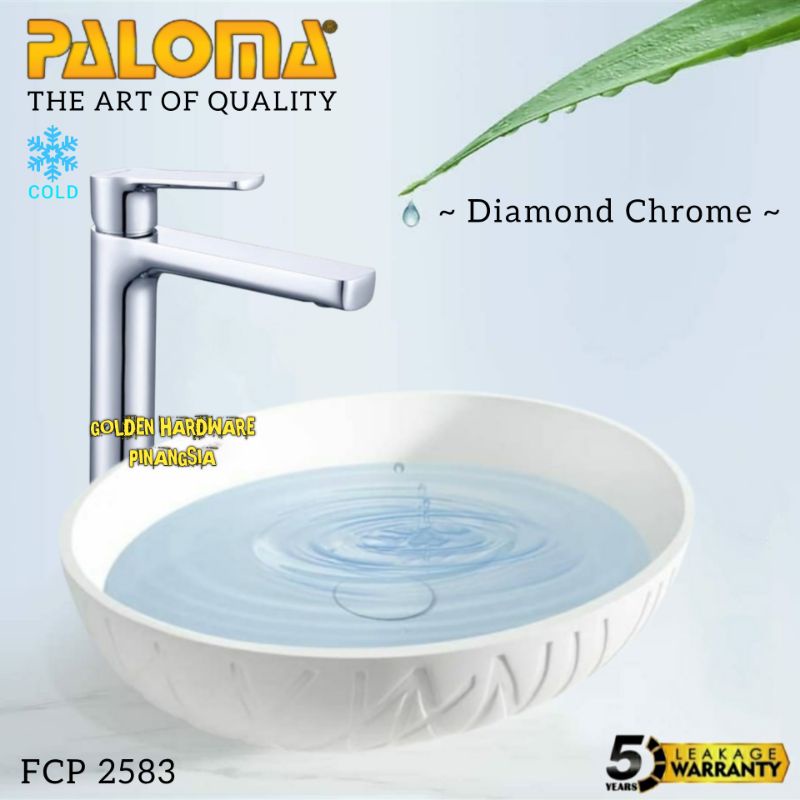 Jual PALOMA FCP 2583 Keran Wastafel Tinggi Bambu Cuci Tangan Meja Kran ...