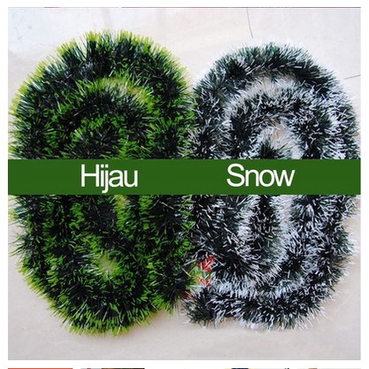 Jual Slinger Natal Snow Salju / Slinger Hijau/ Dekor Natal | Shopee ...