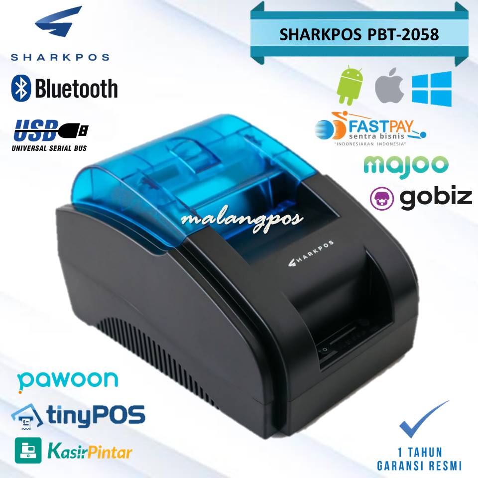 Jual Printer Thermal Bluetooth Eppos EP RPP02N 58MM Usb Bluetooth Support Mokapos | Shopee Indonesia