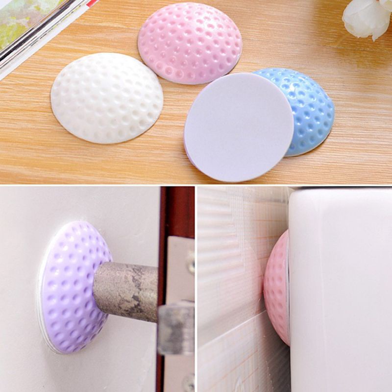 Jual 3 PCS PENGAMAN / BANTALAN PINTU MEJA SERBAGUNA TEMPELAN | Shopee Indonesia