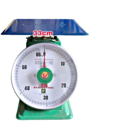 Jual Renhe Timbangan Duduk jarum 60 Kg / Timbangan manual / Timbangan barang / Timbangan buah ...