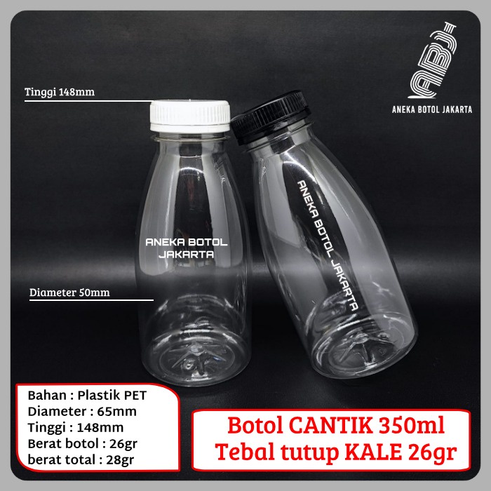 Jual Botol cantik 350ml kale Tebal / Botol valencia 350ml kale Tebal ...
