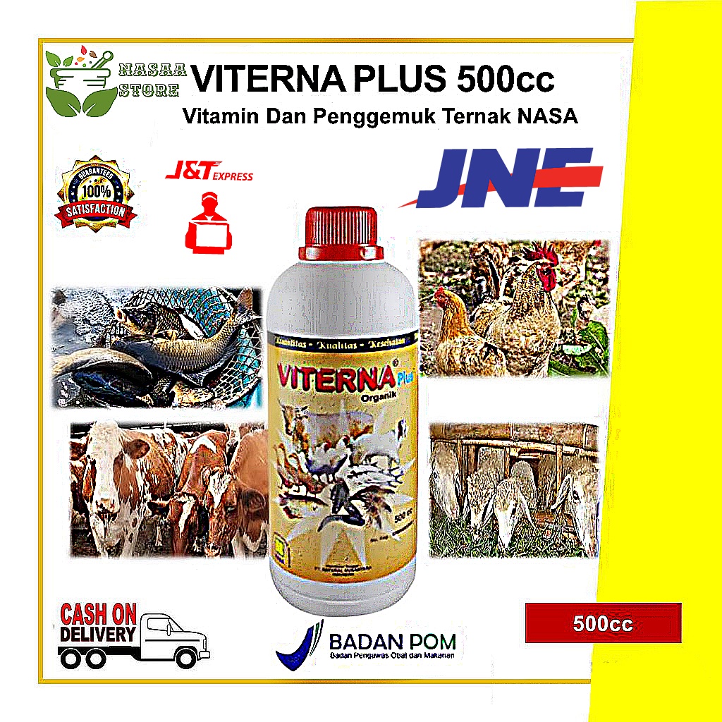 Jual Viterna Plus Nasa Kemasan 500cc - VITERNA NASA - Vitamin Ternak ...