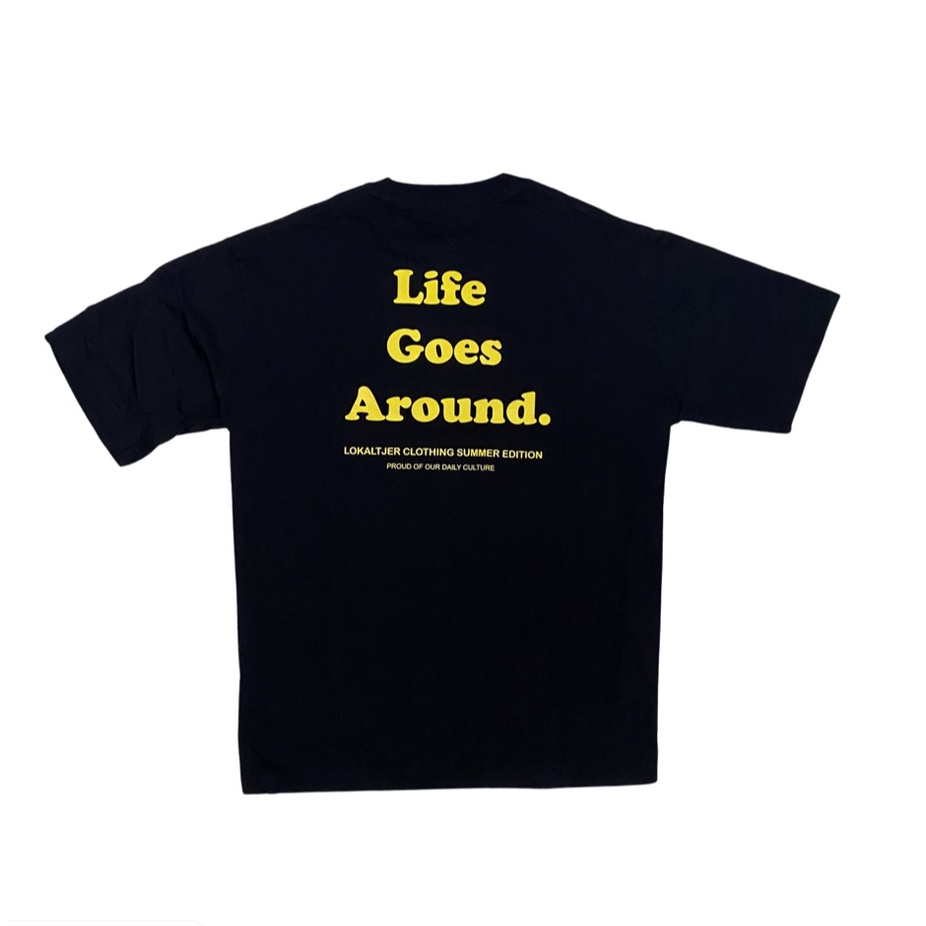 Jual Lokalter - Life Goes Around Oversized Tshirt | Shopee Indonesia