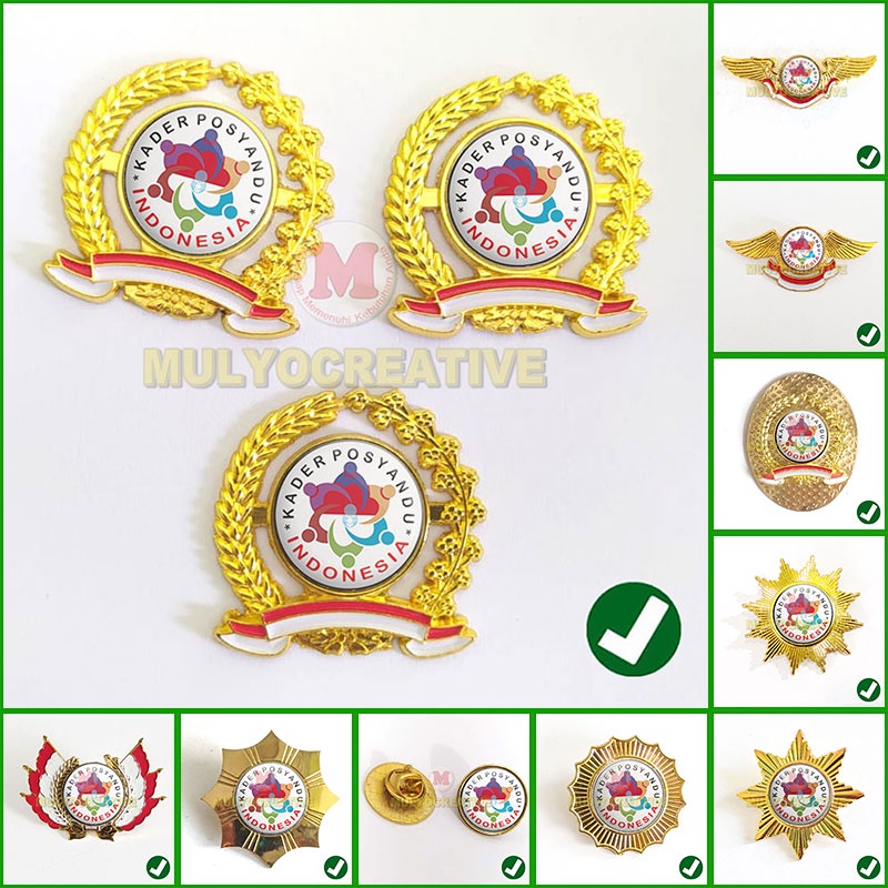 Jual Pin Kader Posyandu Indonesia Bros dan Wing | Shopee Indonesia
