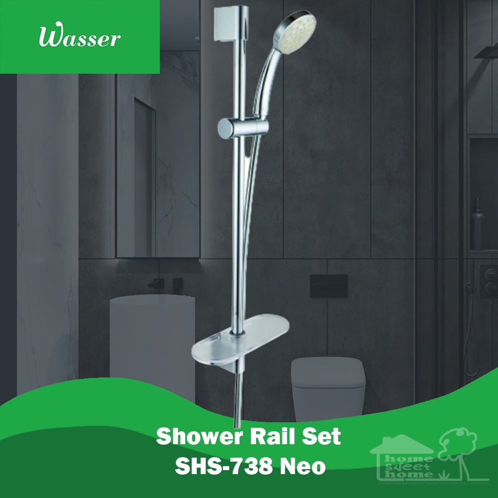 Jual Wasser Rail Shower Set SHS-738 NEO / Shower Tiang | Shopee Indonesia