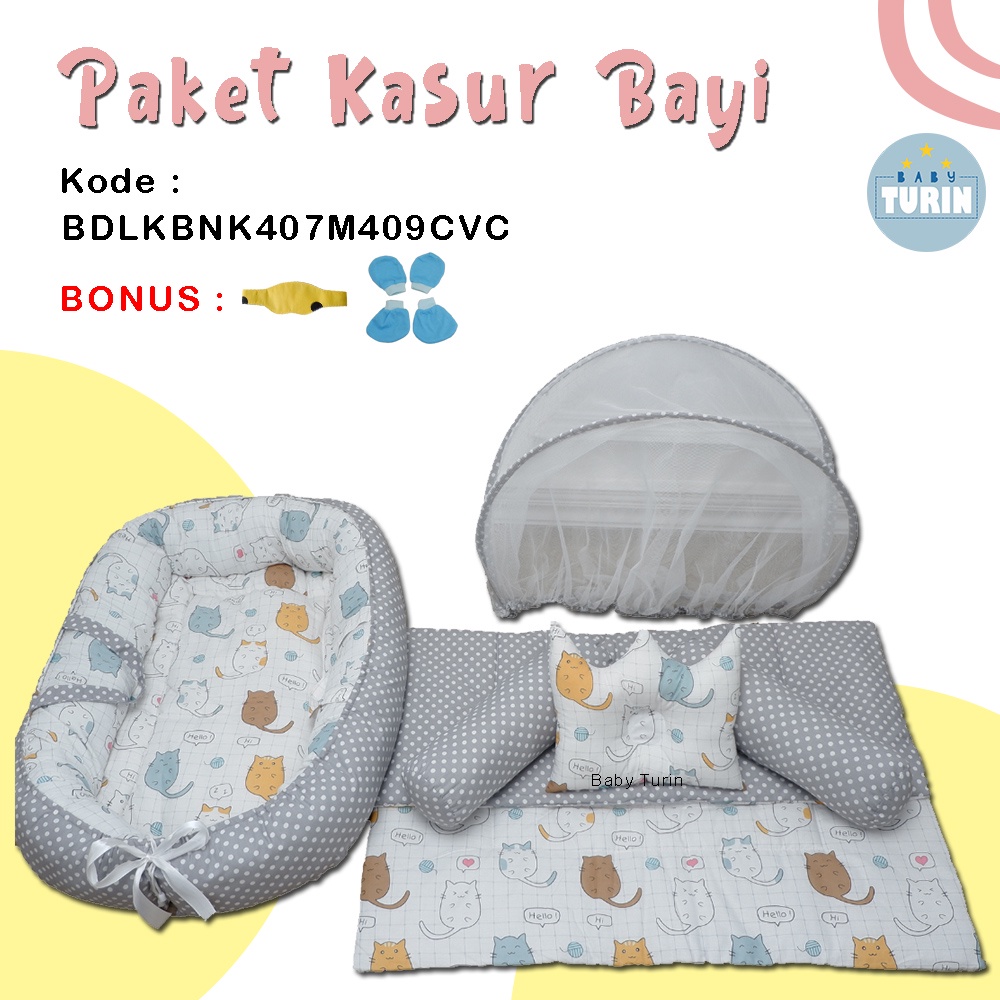 Jual (PAKET MURAH) Tempat Tidur Bayi Kelambu Kekinian Kasur Baby Nest ...