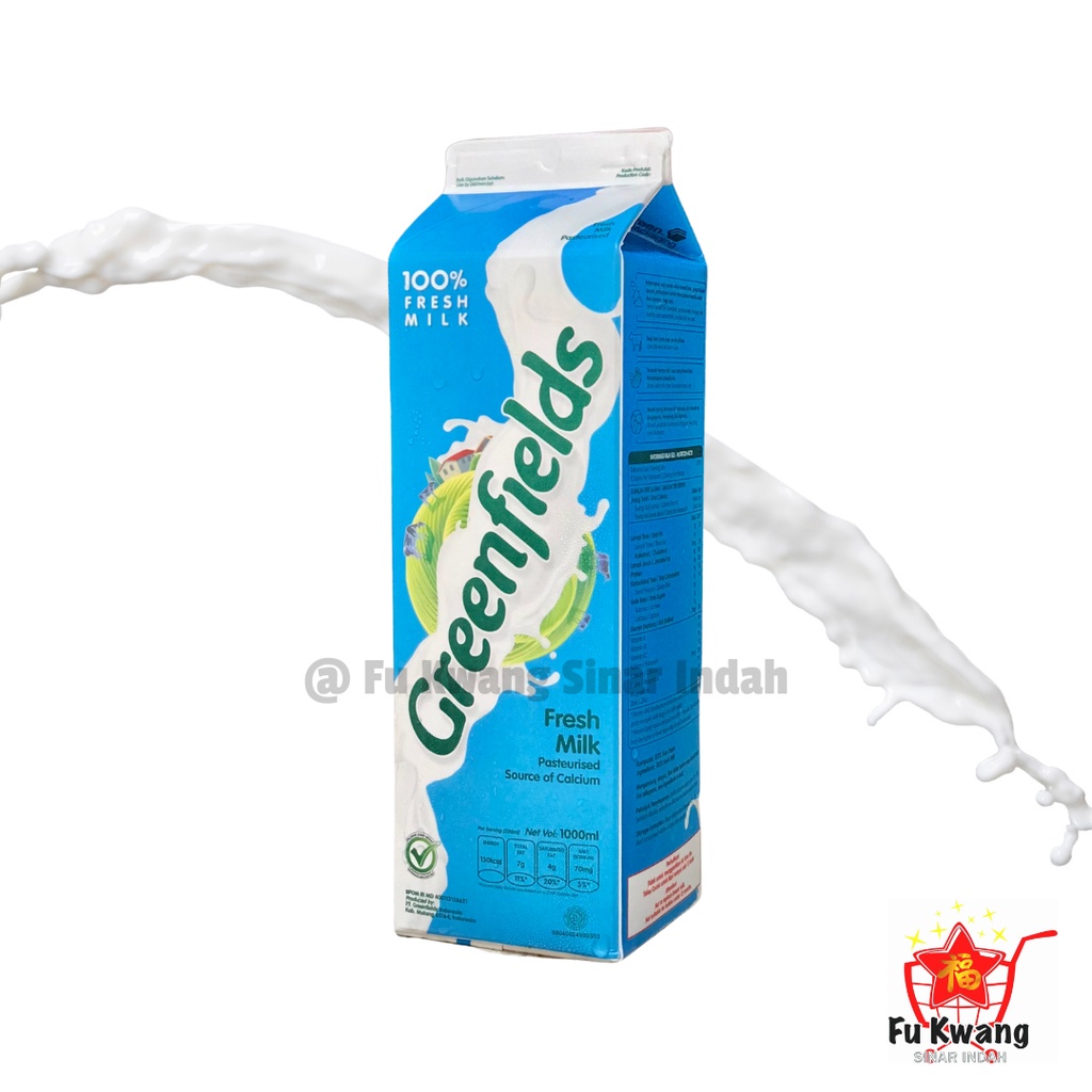 Jual Greenfields Greenfield Fresh Milk Susu Segar Green Fields 1 Liter 1000 mL | Shopee Indonesia