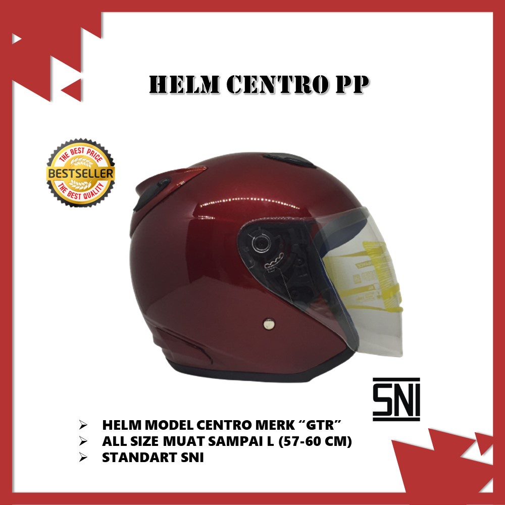 Jual Helm Centro PP Half Face Murah | Shopee Indonesia