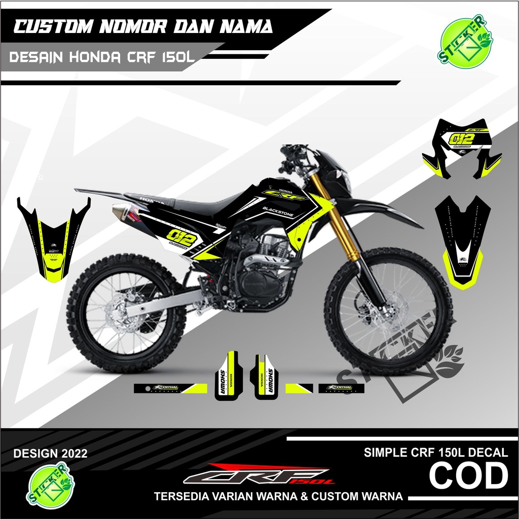 Jual STIKER DECAL CRF 150L SIMPLE KEREN FULL BODY | Shopee Indonesia