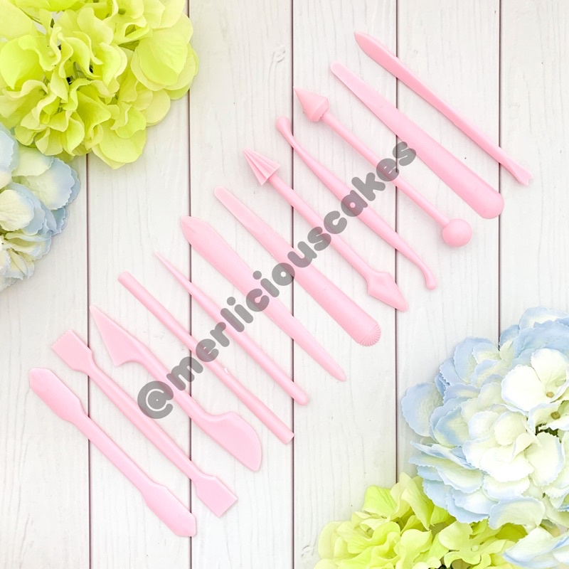 Jual 12 Pcs Fondant Carving Tool Fondant Shaper Tool Cake Kue | Shopee ...