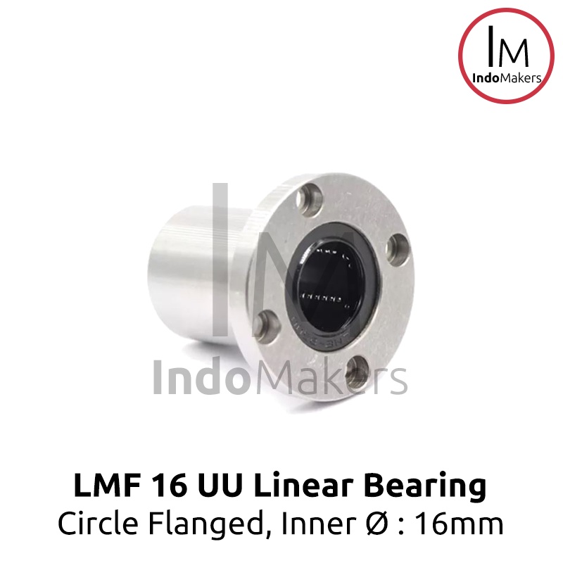 Jual LMF16UU / LMF 16 UU Linear Motion Round Flange Bearing | Shopee Indonesia