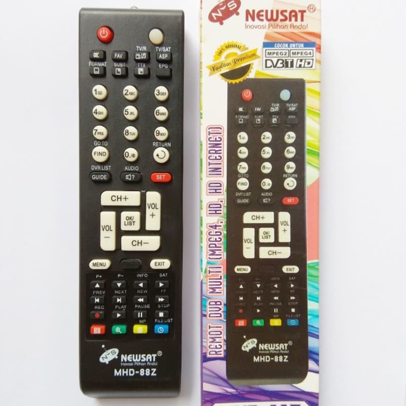 Jual REMOT/REMOTE RECEIVER PARABOLA BIG TV/INDOVISION/K-VISION MULTI/UNIVER Free Bubble | Shopee ...