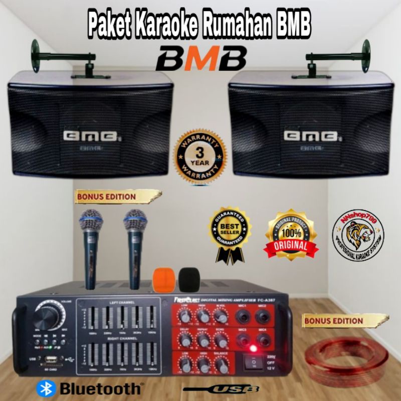 Jual Paket Karaoke Rumahan BMB CS 450V/Professional Speaker BMB CS 450V ...