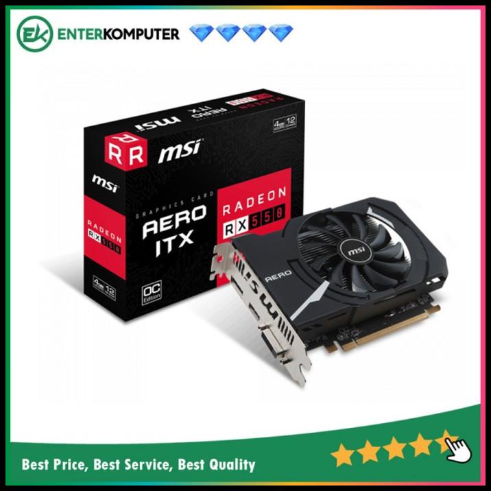 Jual Msi Radeon Rx 550 4Gb Ddr5 - Aero Itx 4G Oc | Shopee Indonesia