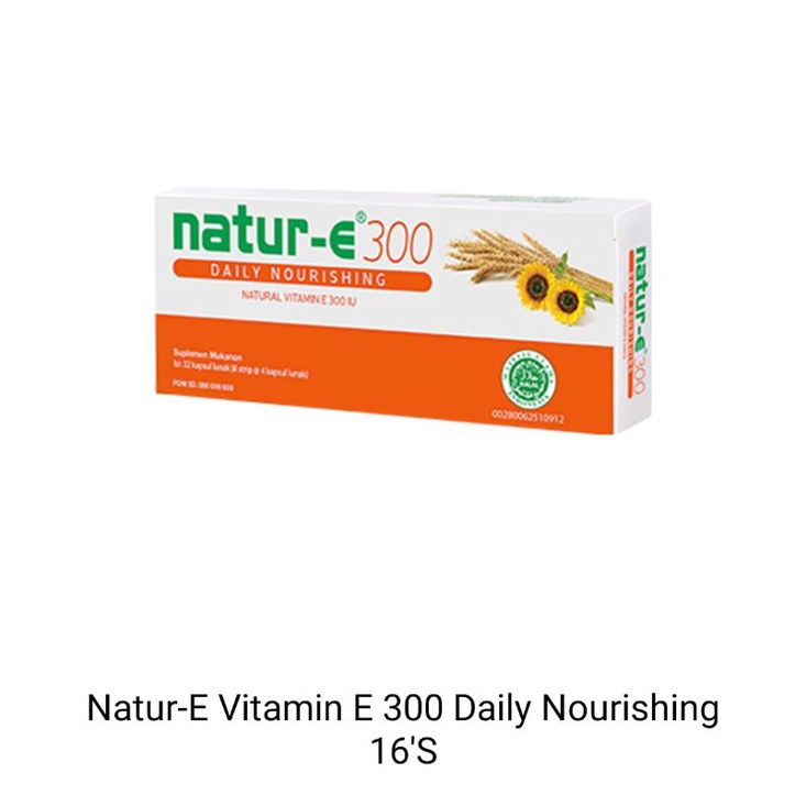 Jual Natur-e vitamin e 300 daily nourishing 16's | Shopee Indonesia