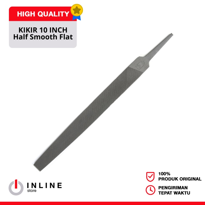Jual Kikir Besi Halus Half Smooth Flat File 10 Inch | Shopee Indonesia